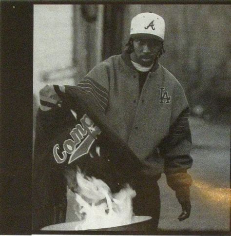 Mc Eiht Burning A Dj Quik Compton Jacket Taken During The Height Of Their Beef R Hiphopimages