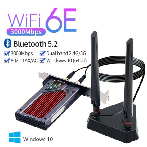 Fenvi Fv Axe Rgb Wifi E Intel Ax Ngw Pci E Wifi Card Gaming Pc Pci Adapter Ebay