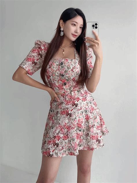 로즈나염 투피스 세트