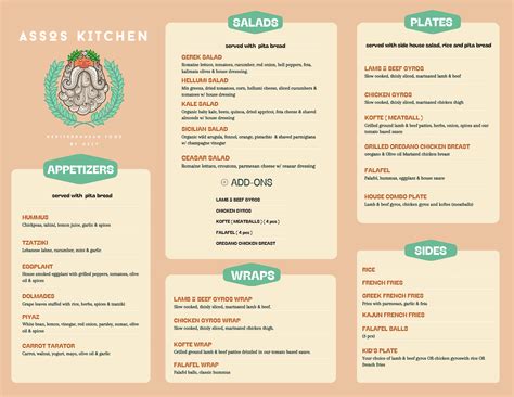 Assos Kitchen Charlotte Menu Reviews Photos 20 Restaurantji