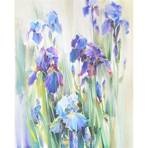 Купить картину Ирисы в Москве от художника Семернин Сева