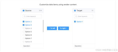 使用vue3element Plus 的table自制的穿梭框（支持多列数据）element 穿梭框 Csdn博客