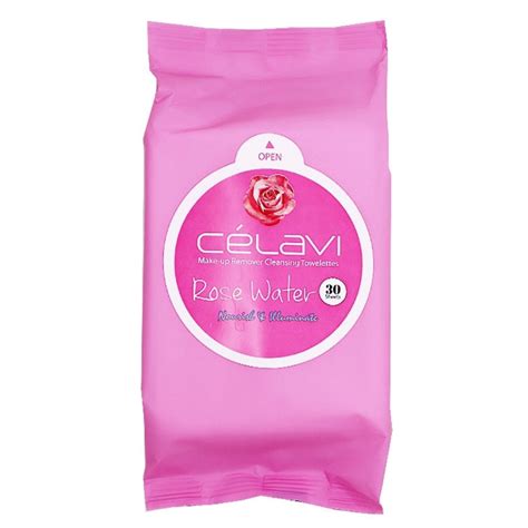 CÉlavi Make Up Removing Cleansing Towelette Rose Cosmetic Haven