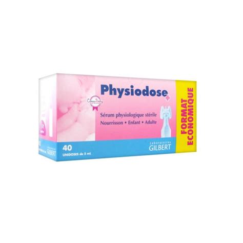 Physiodose Physiological Saline Solution 40x5ml Be And Care