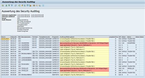 Sap Security Audit Log Erp Transformation