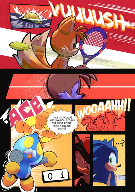 Sea Side Sonic And Shadow And Amy Comic