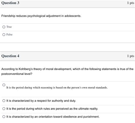 Solved Question Pts The Primary Sex Characteristics Are Chegg Com