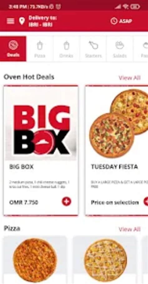 Pizza Hut Oman Pour Android Télécharger