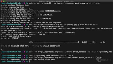 Install Openresty On Ubuntu Via Apt Get Openresty Official Blog