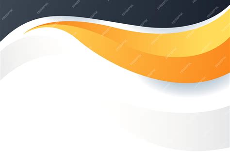 Premium Vector Abstract Orange Black Dynamic Geometric Shapes Border