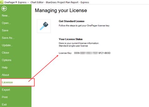 Activating Your Onepager Express License For Version 70 Onepager