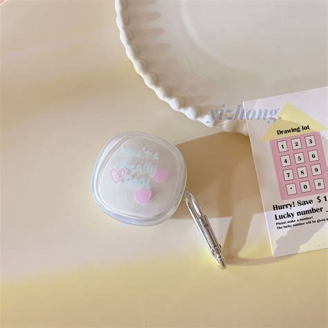 Baseus WM01 WM02 Fresh Tulip Flowers Floral Love Heart Kaws Soft TPU Transparent Bluetooth