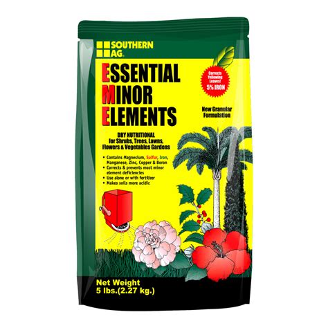 Essential Minor Elements Granular Formulation Southern Agricultural Insecticides Inc