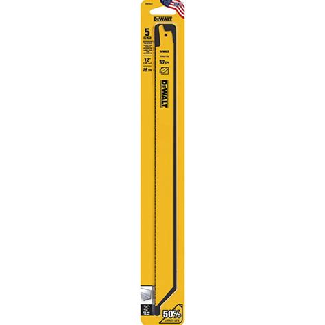 日本正規品 デウォルト セーバーソーブレード18山x300mm5枚 Dwar118 Jp4536178923538 Dewalt