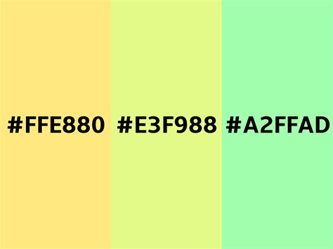 Mindaro Color Hex E3f988