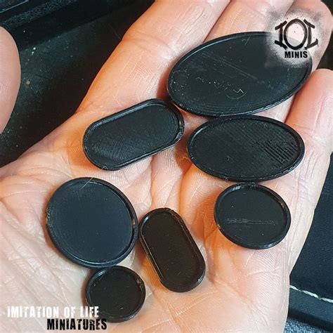 3d Printable The Iol Minis Library Of Bases Presupported Solid