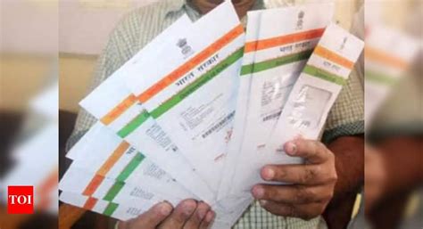 Uidai Asks State Governments Entities To Verify Aadhaar Before Accepting It Times Of India