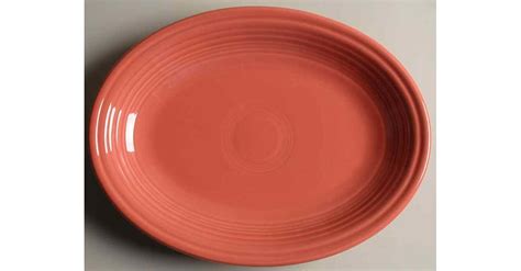 Fiesta Flamingo Intro 2012 11 Oval Serving Platter By Homer Laughlin