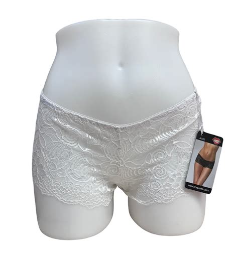 Coquette Lace Booty Short Plus Sheer Essentials Lingerie And Swimwear