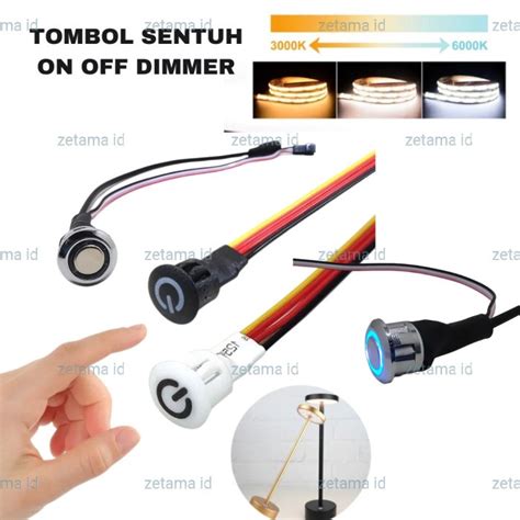 Jual Tombol Sentuh Saklar LED On Off Dimmer Touch Panel LED Strip Shopee Indonesia