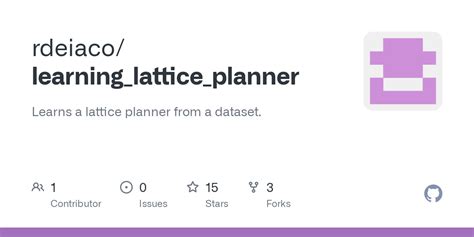 Github Rdeiaco Learning Lattice Planner Learns A Lattice Planner From A Dataset