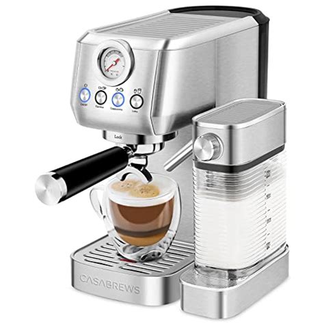 Espresso Maker 20 Bar Compact Espresso Machine With Automatic Milk