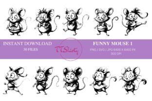 10 Funny Mouse Clipart Graphic By Thomas Mayer · Creative Fabrica