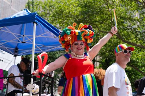 New York Ny Us June 25 2023 Pride March Parade 2023 In New York