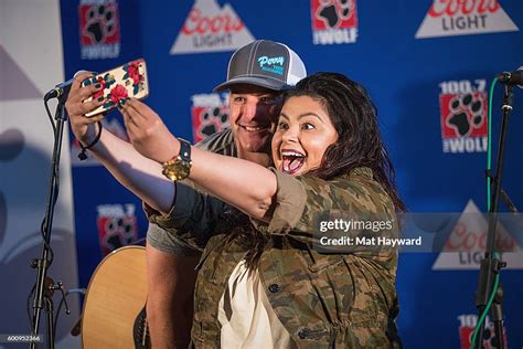 Country Music Singer Easton Corbin Poses For A Selfie With 1007 The News Photo Getty Images
