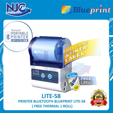 Printer Thermal Portable Bluetooth Blueprint Bp Lite58 Lazada Indonesia