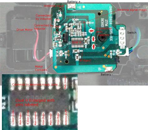 Identificar Un Componente Dentro De Un Coche Rc ¿puente Doble H