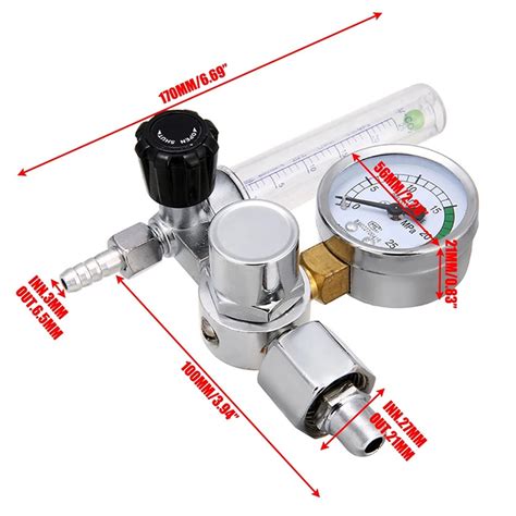 0 25mpa Argon Regulator Co2 Mig Tig Flow Meter Gas Grandado