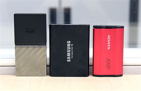 Portable External SSD Shootout ADATA SE H Vs Samsung Portable SSD T Vs WD My Passport SSD