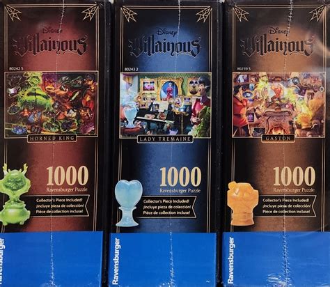 Ravensburger Disney Villainous 1000 Piece Puzzle Bundle D The Puzzle