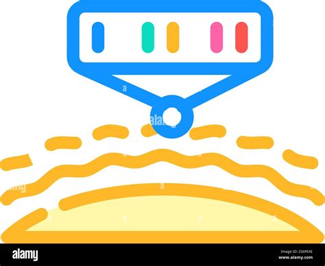 Spectral Analysis Of Stars And Planets Color Icon Vector Spectral