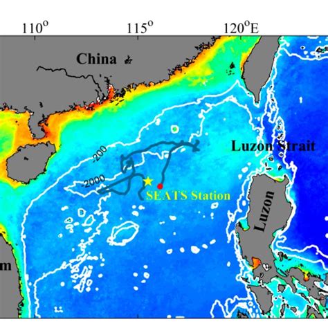 Comparison Of Sea Surface Chlorophyll A Concentration Mg M⁻³ From