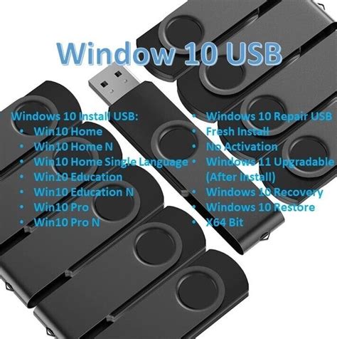 Windows Pro Bootable USB For System Repair Recovery Install Restore Boot Fix Prim Baby