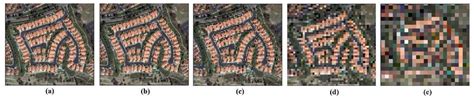 Comparison Of Varying Spatial Resolution A 05 M B 2m C 4m D