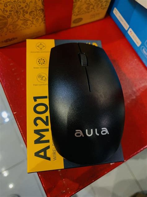 Aula Am201 Wireless Mouse Usb Black Computers And Tech Parts And Accessories Mouse And Mousepads On