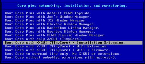Tiny Core 很小的Linux