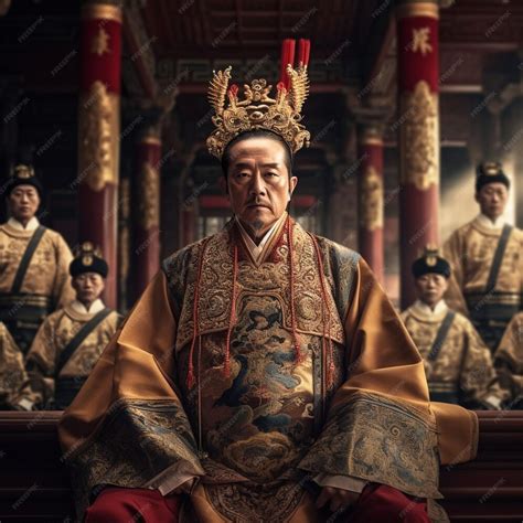 Old King In China In Traditional Chinese Premium Ai Generated Image