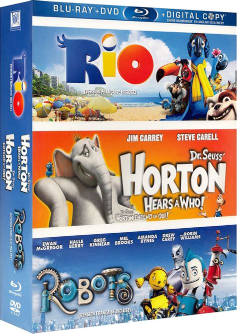Rio Dr Seuss Horton Hears A Who Robots Blu Ray Dvd Blu Ray