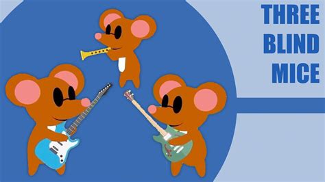 Three Blind Mice Nursery Rhyme Sheet Music With Chords And Lyrics