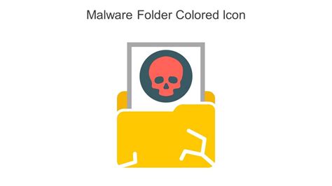 Malware Folder Colored Icon In Powerpoint Pptx Png And Editable Eps Format PPT PowerPoint