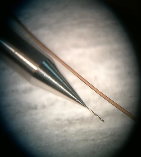 This Tiny Drill Bit Hair For Comparison R Specializedtools