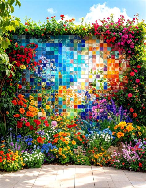 24 Mosaic Garden Ideas To Brighten Outdoor Spaces Too Much Time