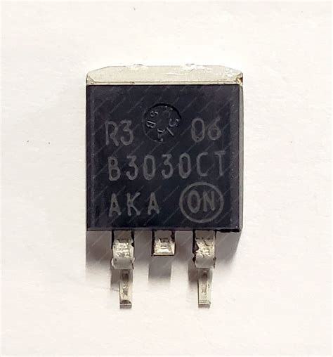 Mbrb3030ct Diode Array 1 Pair Common Cathode 30v 15a Surface Mount To