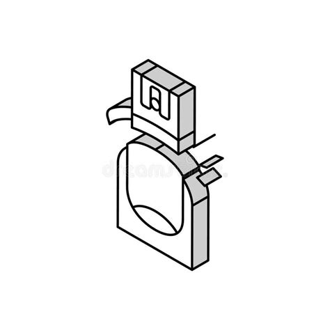 Nail Cutting Isometric Icon Vector Illustration Stock Vector