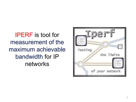 Network Performance Measurement Using Iperf Pptx Computer Networking Computing