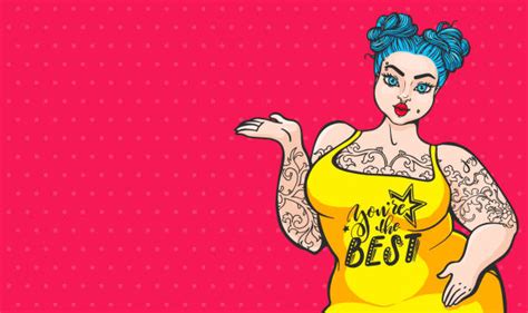 70 Cartoon Of Fat Pin Up Girls Stock Illustrations Royalty Free